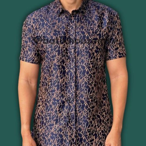 BH Baju Batik Short Sleeve KENCANA Colllection – BATIK HOUSE MY
