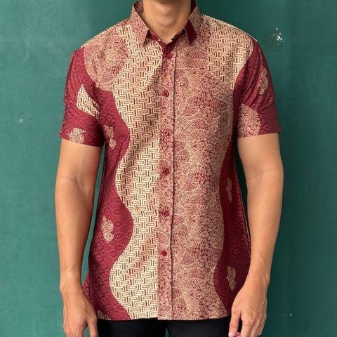 BH Baju Batik Short Sleeve TAKLUK Collection – BATIK HOUSE MY