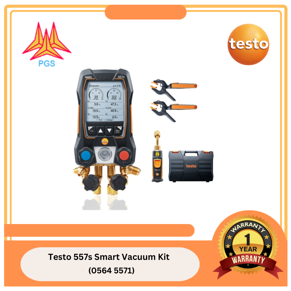 Testo 557s Smart Vacuum Kit - Smart Digital Manifold With Wireless ...