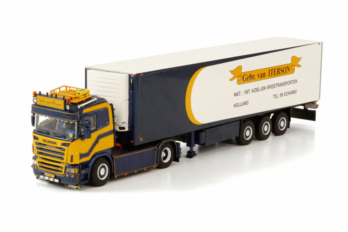 GEBR. VAN ITERSON; SCANIA R5 FLAT ROOF 4X2 REEFER TRAILER - 3 AXLE ...