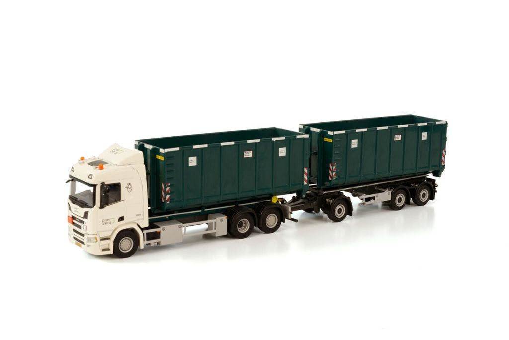 PREZERO; SCANIA R NORMAL CR20N 6X2 TAG AXLE RIGED COMBI TRUCK WITH ...