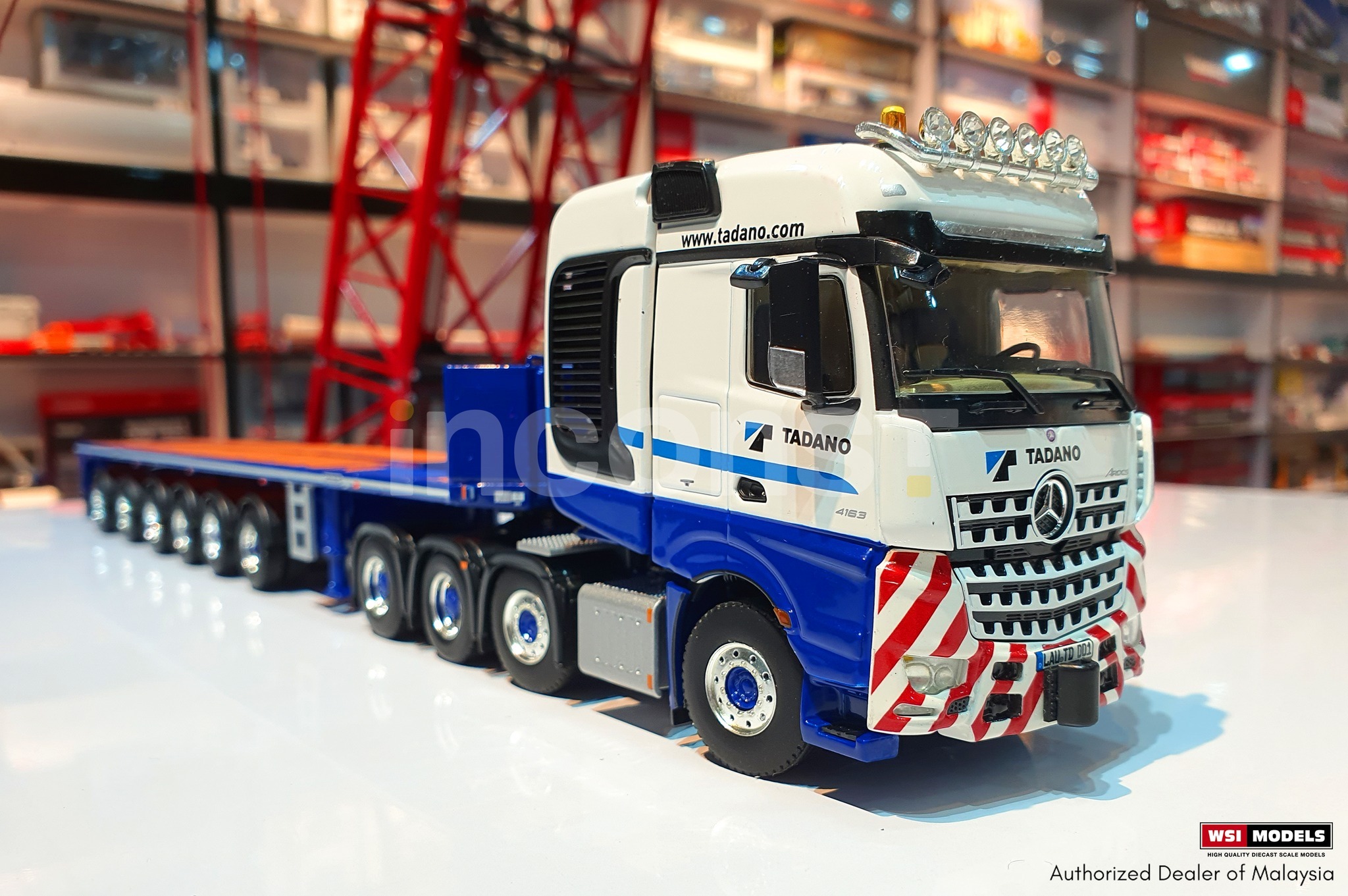 TADANO; MERCEDES BENZ AROCS BIG SPACE 8X4 BALLAST TRAILER - 6 AXLE ...