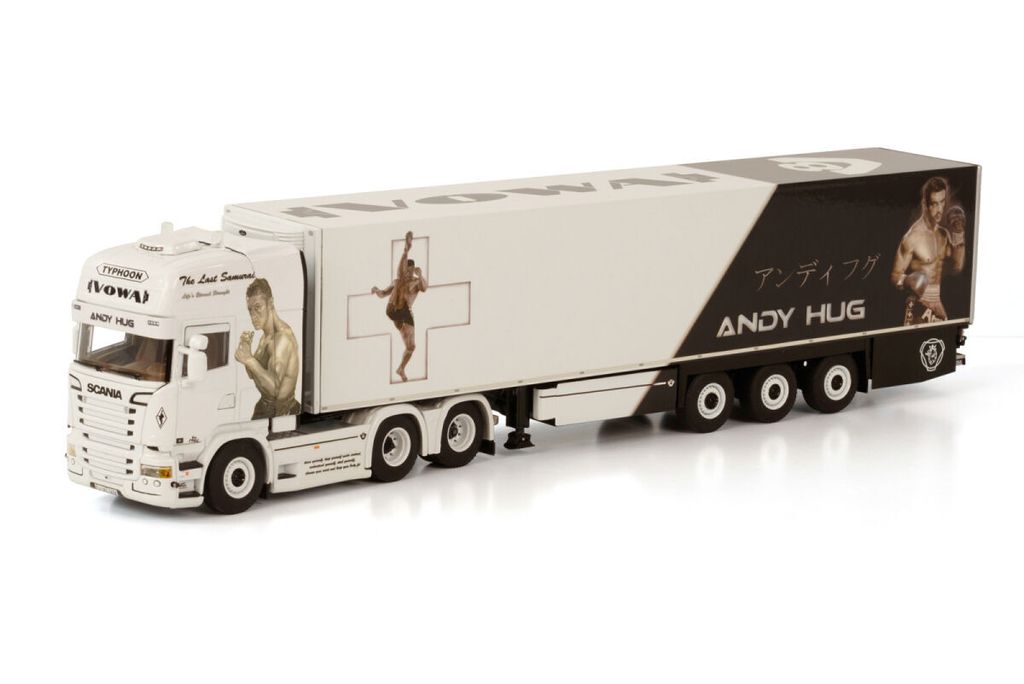 VOWA TRANSPORTE; SCANIA STREAMLINE TOPLINE 6X2 TAG AXLE REEFER TRAILER ...