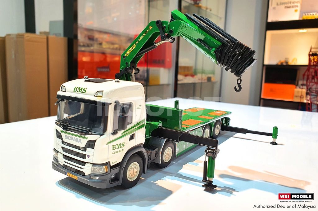 BMS A/S; SCANIA G NORMAL CG17N 8X2 TAG AXLE PALFINGER PK 78002 SH – Inconst