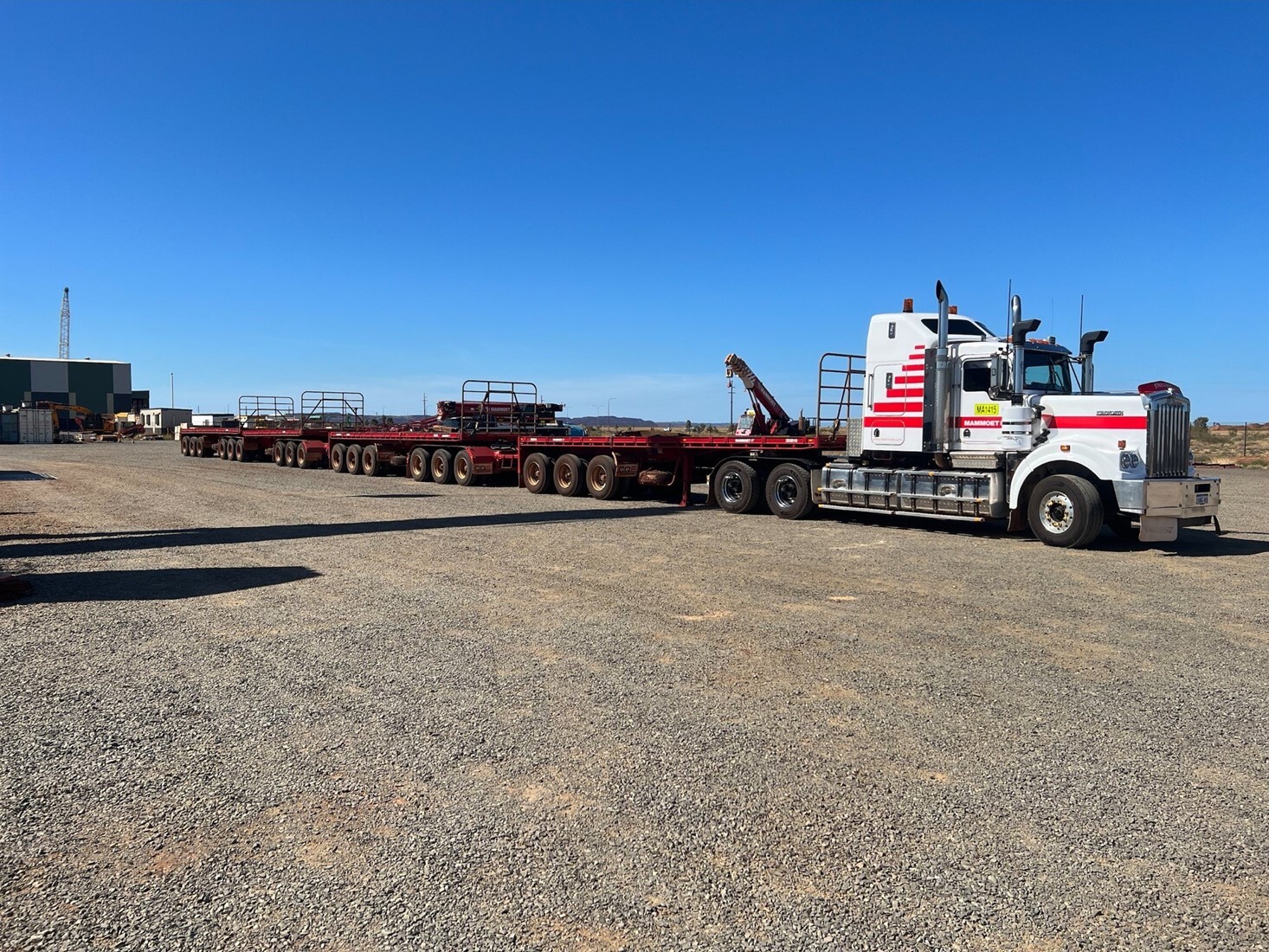 MAMMOTH; TRIPLE ROAD TRAIN TRAILER - 3 AXLE + DOLLY SET - 2 AXLE – Inconst