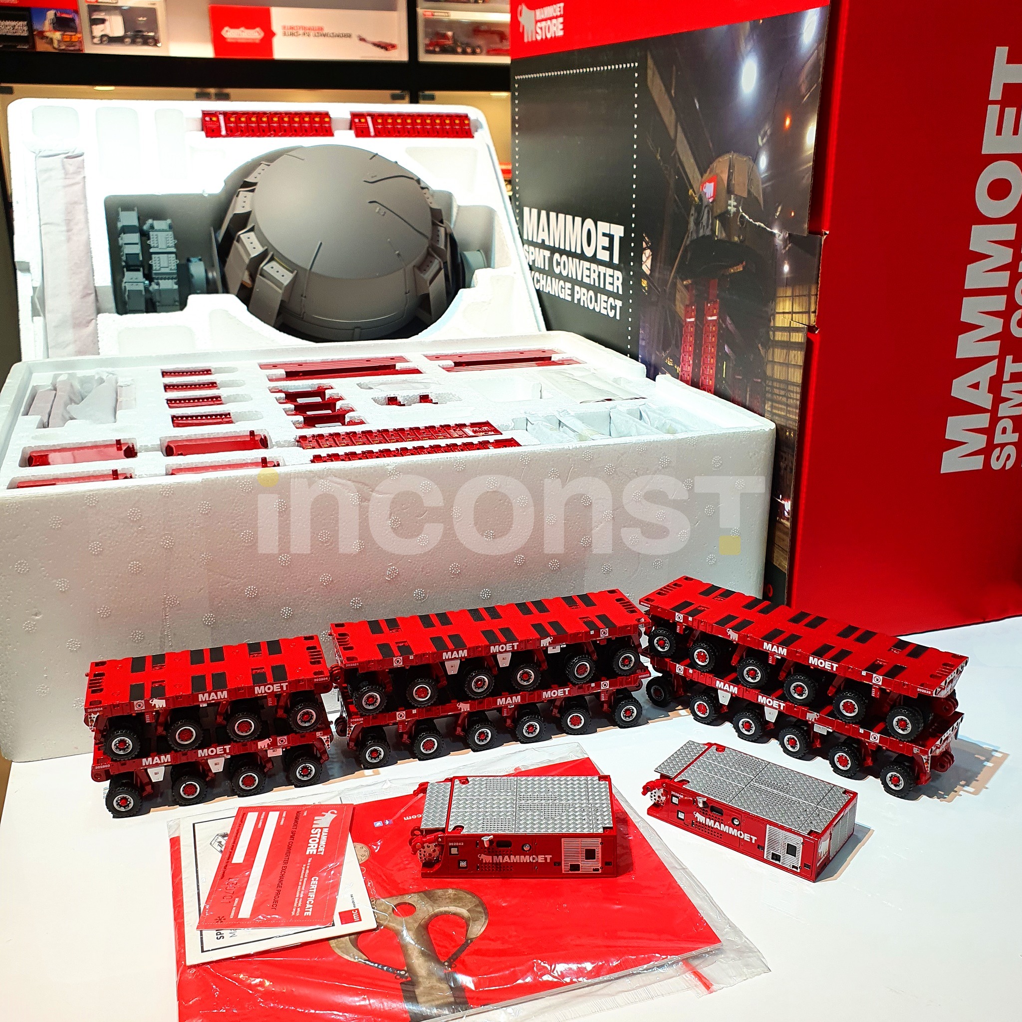 MAMMOET SPMT CONVERTER EXCHANGE PROJECT – Inconst