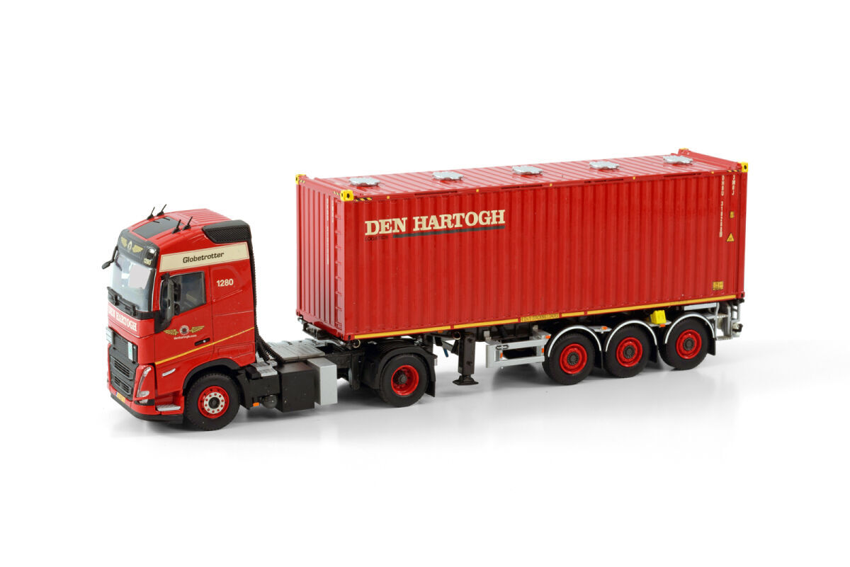 DEN HARTOGH LOGISTICS; VOLVO FH5 GLOBETROTTER 4X2 CONTAINER TRAILER - 3 ...