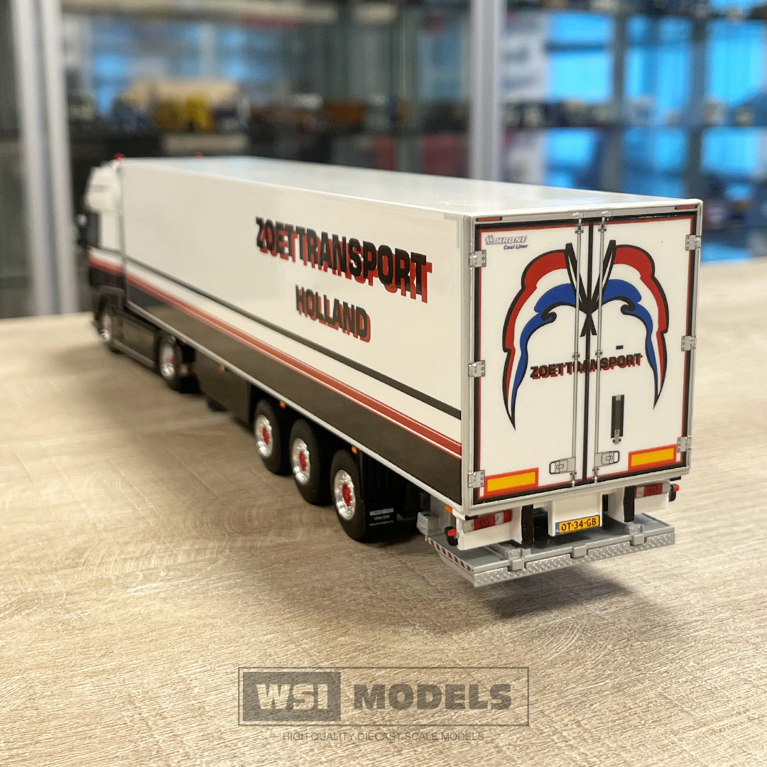 PETER ZOET TRANSPORT; DAF XF SUPER SPACE CAB MY2017 4X2 REEFER TRAILER ...