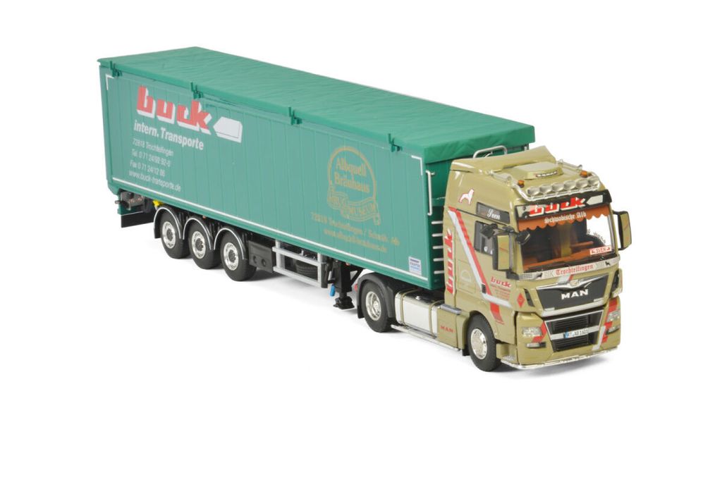 BUCK; MAN TGX XXL EURO 6 4X2 VOLUME TRAILER / CARGO FLOOR - 3 AXLE ...