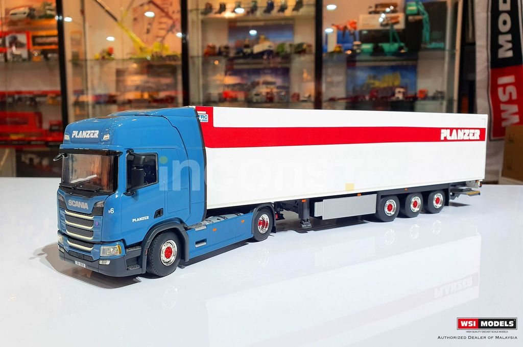 PLANZER; SCANIA R HIGHLINE CR20H 4X2 REEFER TRAILER - 3 AXLE – Inconst