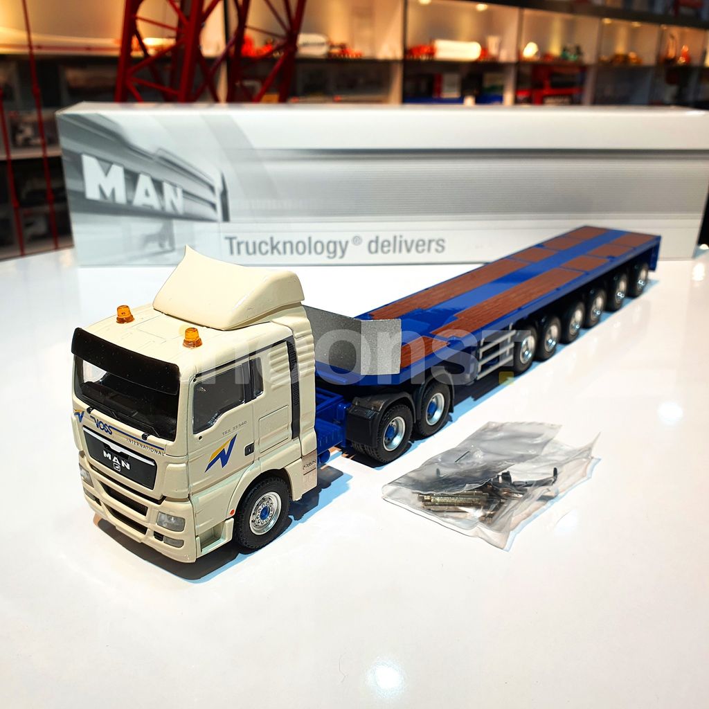 VOSS; MAN TGX XL 6x4 C/W GOLDHOFER HEAVY DUTY SEMI TRAILER – Inconst