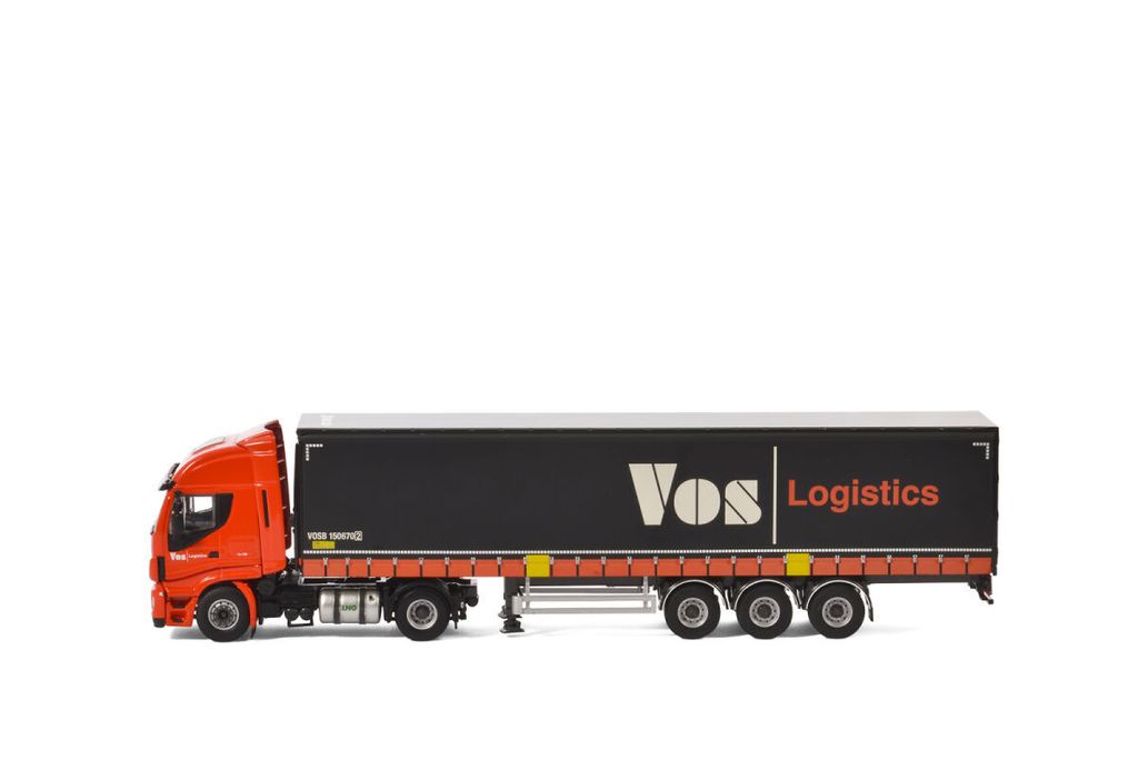 VOS LOGISTICS; IVECO HIGHWAY 4X2 CURTAINESIDE / TAUTLINER TRAILER - 3 AXLE – Inconst