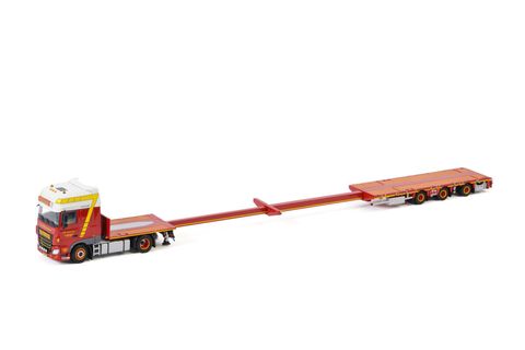ALB. SWIJNENBURG; DAF XF SUPER SPACE CAB 4X2 MEGATRAILER FLATBED - 3 ...