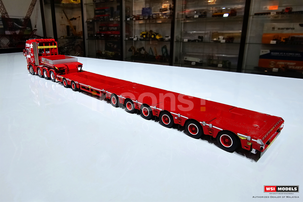 SPIESS; SCANIA STREAMLINE TOPLINE 8X4 BROSHUIS SL 100 TONNER WITH 2 ...