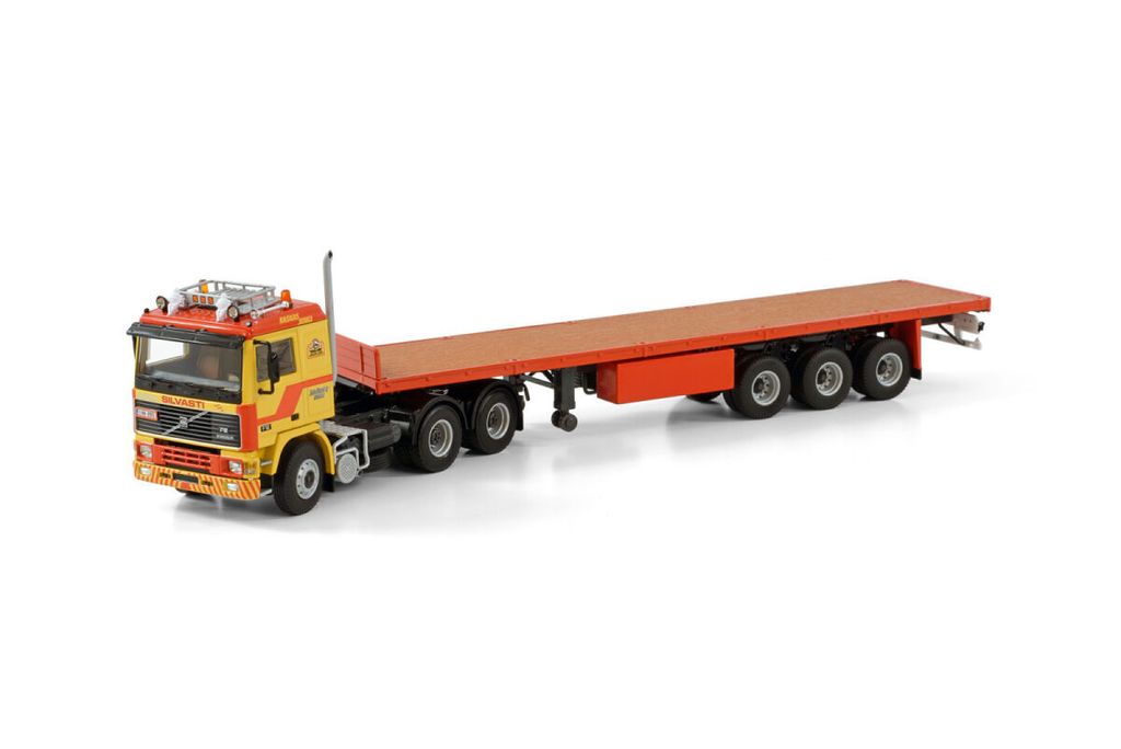 SILVASTI; VOLVO F12 6X4 CLASSIC FLATBED TRAILER - 3 AXLE – Inconst