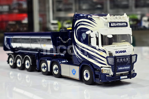 Alta Lastebilsentral; SCANIA R HIGHLINE 6X4 HALFPIPE TIPPER TRAILER - 3 ...