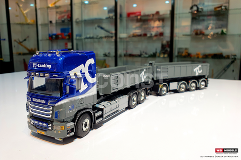 TC-TRADING; SCANIA R6 TOPLINE HOOKLIFT SYSTEM | RIGID TRUCK | DRAWBAR ...