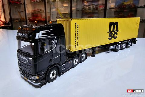 HOLMAN TRANSPORTATION; SCANIA S HIGHLINE CS20H 6X2 TWINSTEER CONTAINER ...