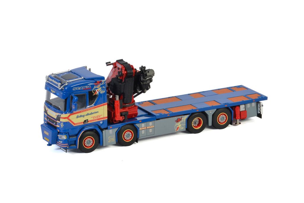 Erling Andersen; SCANIA R NORMAL | CR20N 8X2 TAG AXLE RIGED FLAT BED ...