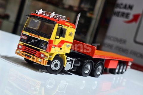 SILVASTI; VOLVO F12 6X4 CLASSIC FLATBED TRAILER - 3 AXLE – Inconst