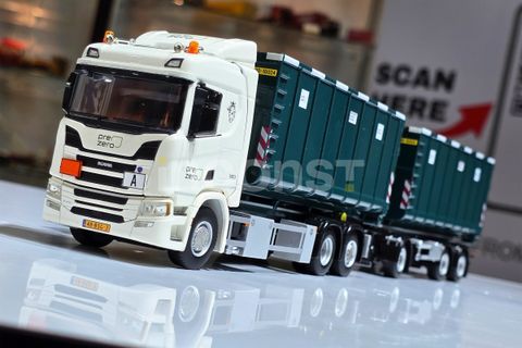 PREZERO; SCANIA R NORMAL CR20N 6X2 TAG AXLE RIGED COMBI TRUCK WITH ...