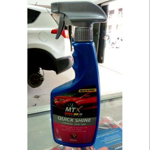 MTX MICROTEX QUICK SHINE ( CARNAUBA SRPAY WAX ) 500ML – POWER MAX ...