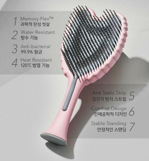 TANGLE ANGEL 2.0 Lovely Pastel Detangling Hair Brush [Original Size ...