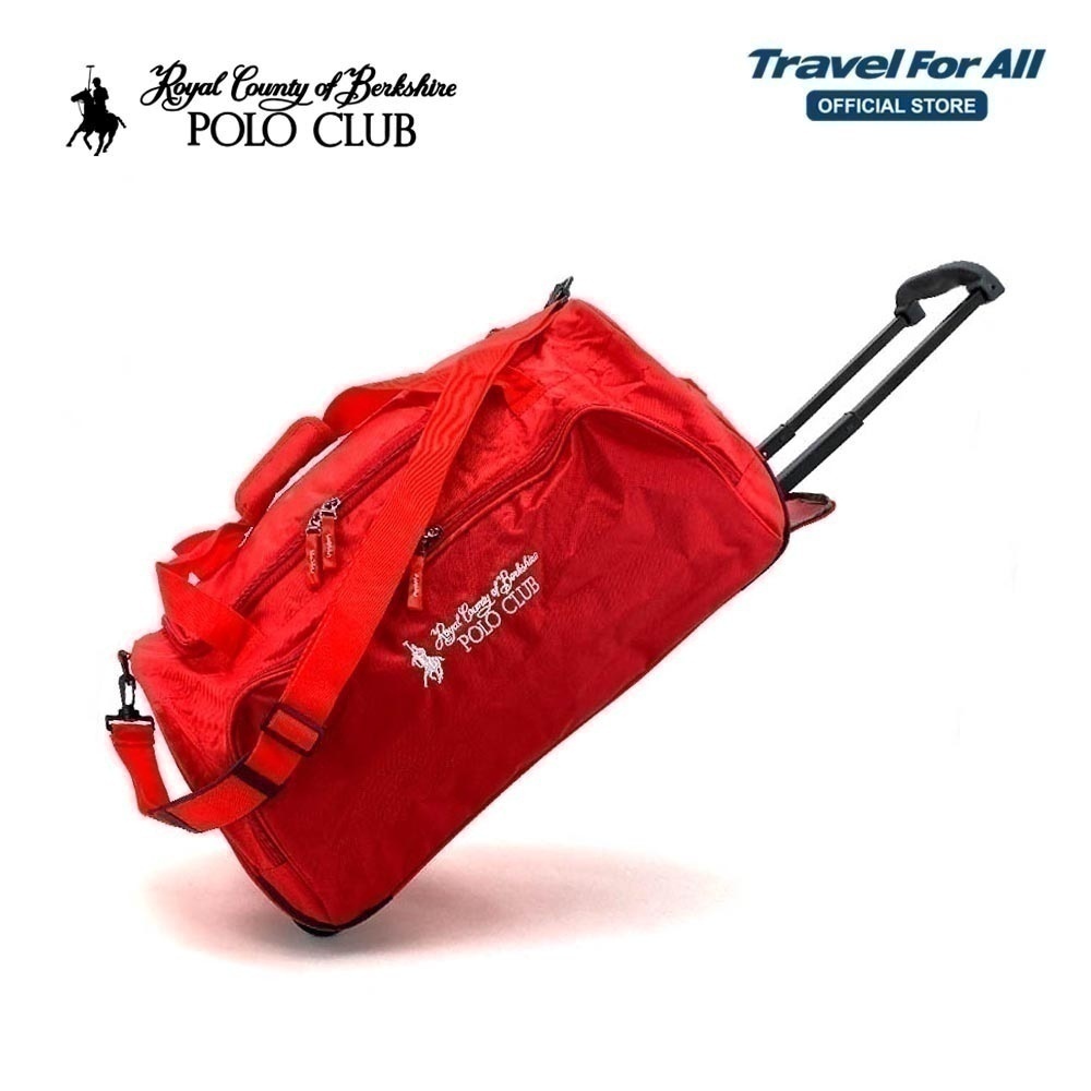 RCB POLO 18＂ NYLON TROLLEY BACKPACK Dark Blue | PGMall