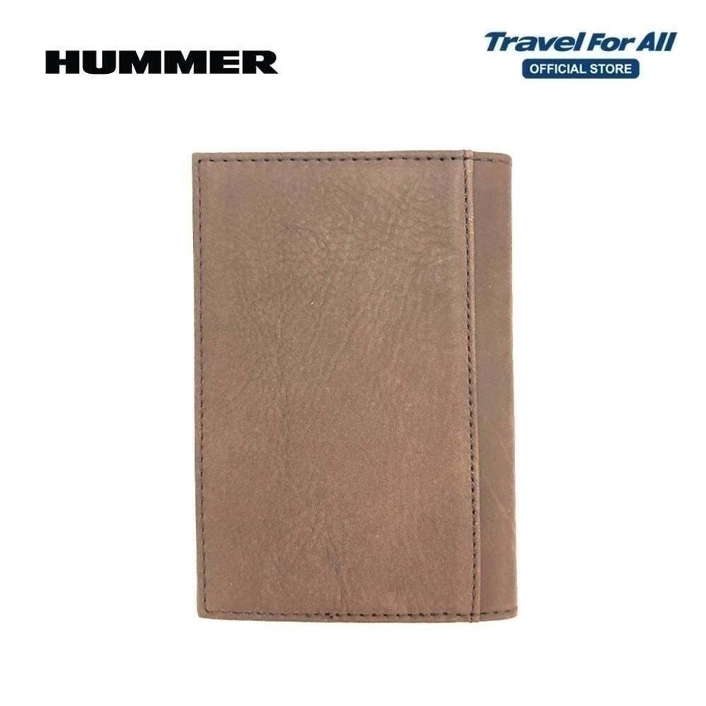 HUMMER Dark Brown Leather Passport Holder – Travel For All
