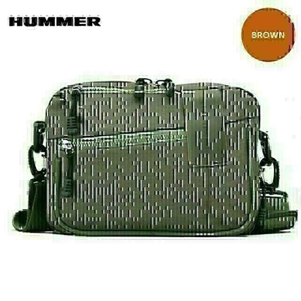 Hummer Horizontal Sling Bag - Black/Grey/Brown – Travel For All