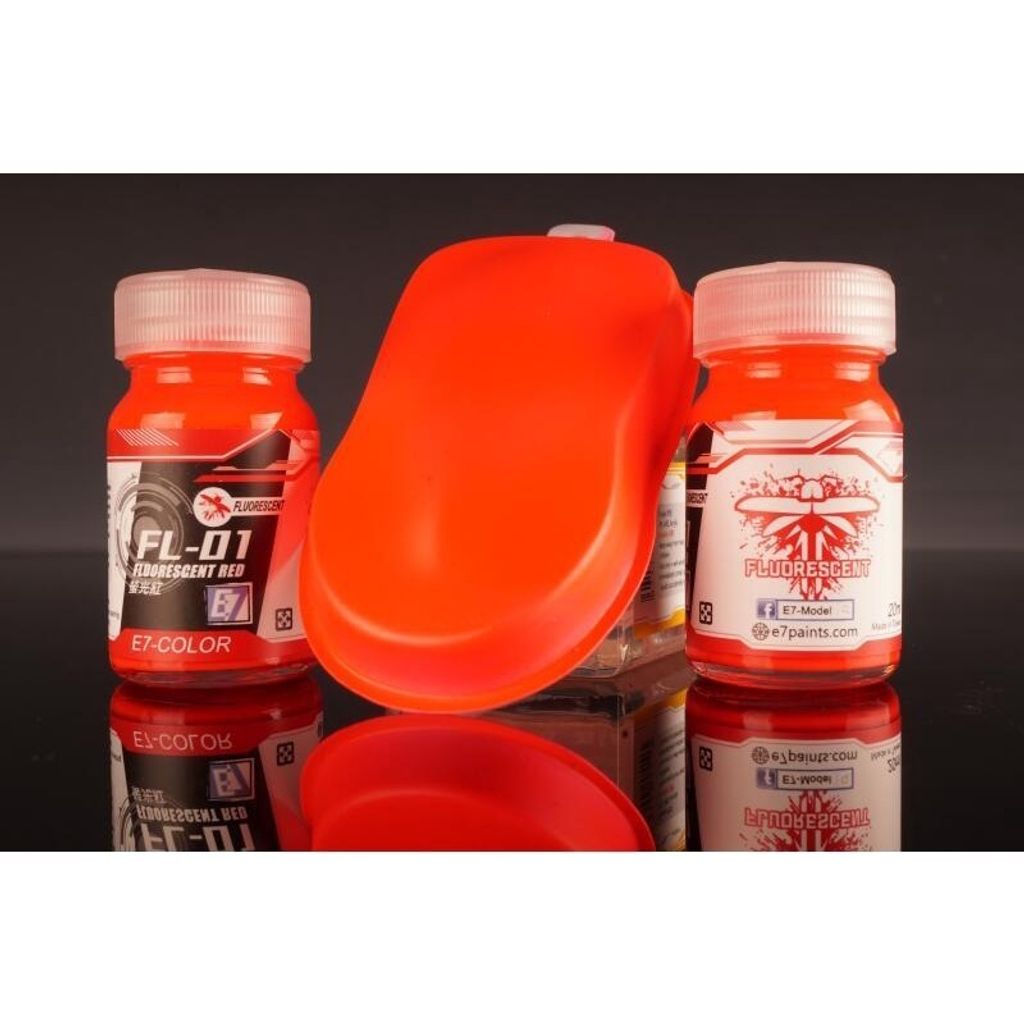 【YYZ模型工作室】E7 COLOR FL系列螢光色漆 E7模型漆 螢光色 螢光紅 螢光黃 螢光藍 螢光綠 – YYZ模型工作室 官方賣場