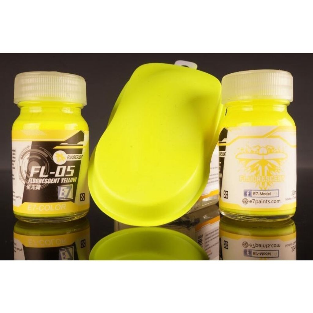 【YYZ模型工作室】E7 COLOR FL系列螢光色漆 E7模型漆 螢光色 螢光紅 螢光黃 螢光藍 螢光綠 – YYZ模型工作室 官方賣場
