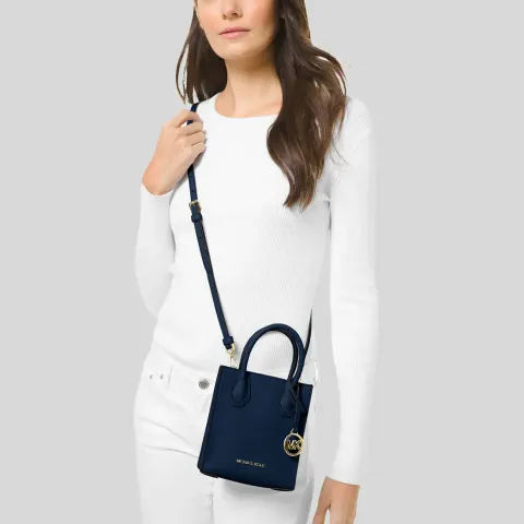 MICHAEL KORS Mercer XS in Navy/Gold – Masfreenky Shopperholic
