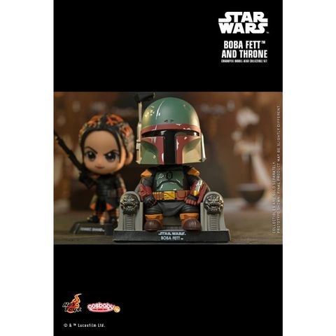 COSB928 Cosbaby Boba Fett and Throne – Mamachi Collectibles