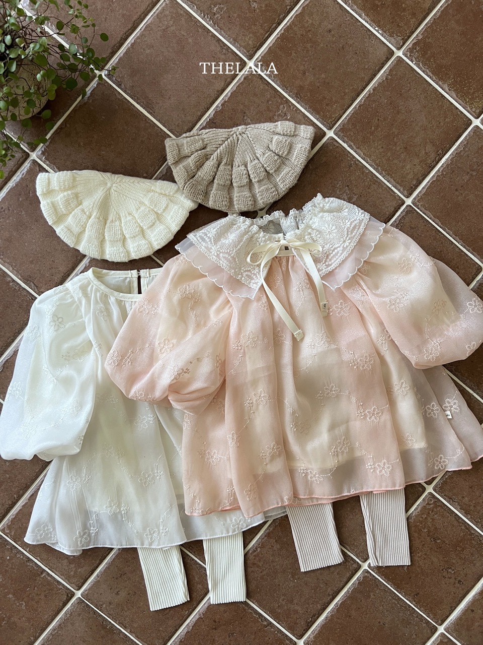 Swan花朵刺繡洋裝 2色 (65-115cm) – HEYBEBE 韓國童裝代購