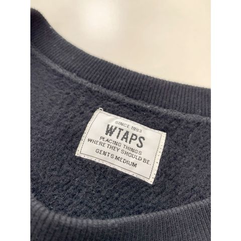 WTAPS 17AW DESIGN CREW NECK 大學T 黑色 M號 – Second Chance - Reuse shop