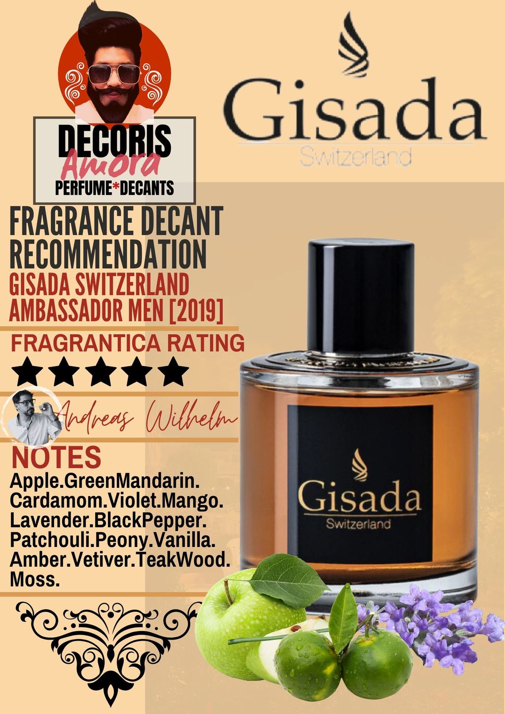 Gisada Ambassador Men - Perfume Decant – Decoris Amora Perfume Decant Gisada Ambassador Men - Perfume Decant – Decoris Amora Perfume Decant