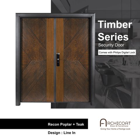 Timber Security Door Series _ Line In – Archicoat