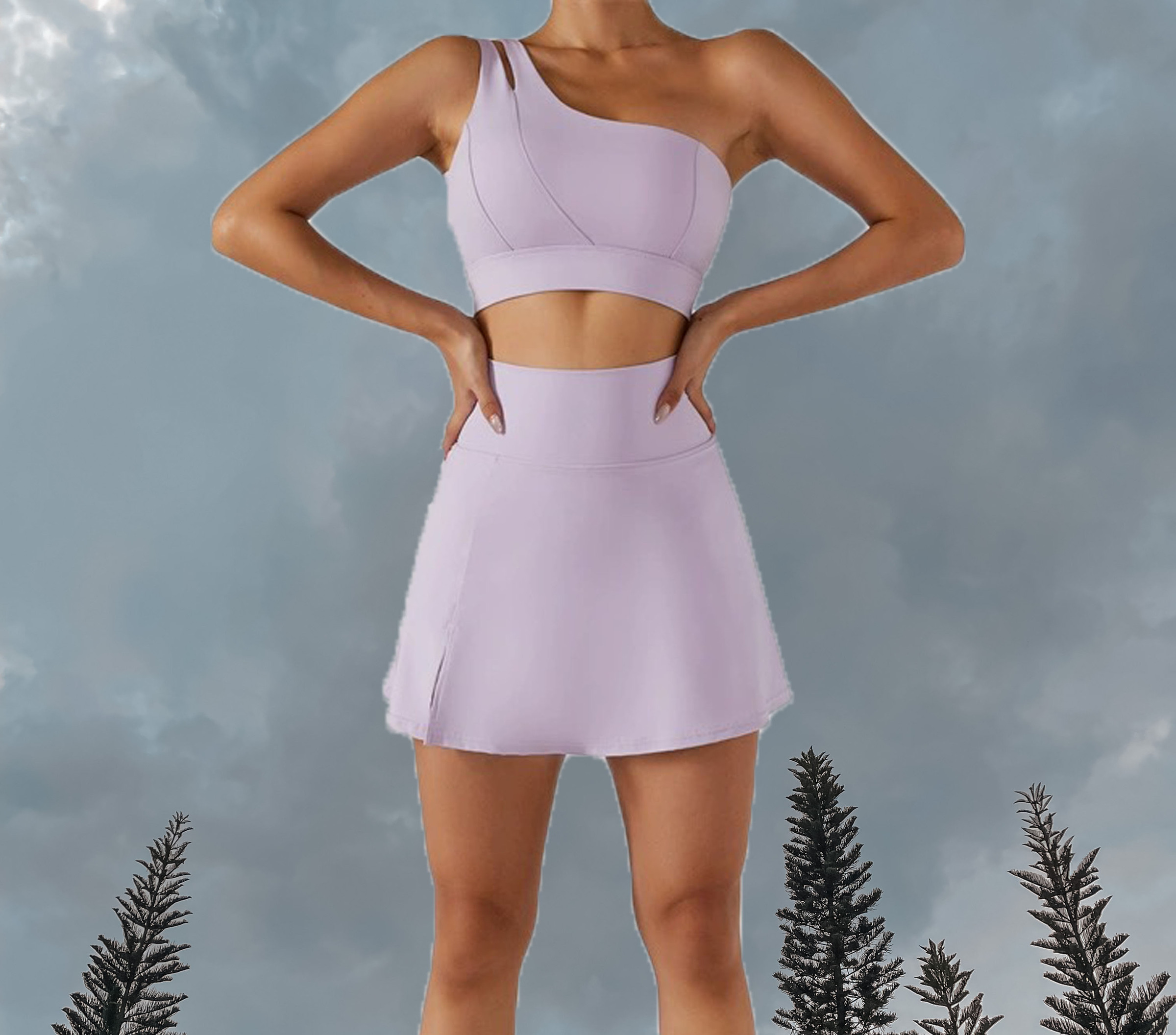 Charlotte Toga Sport Bra in Lavender Purple – Ace.Active