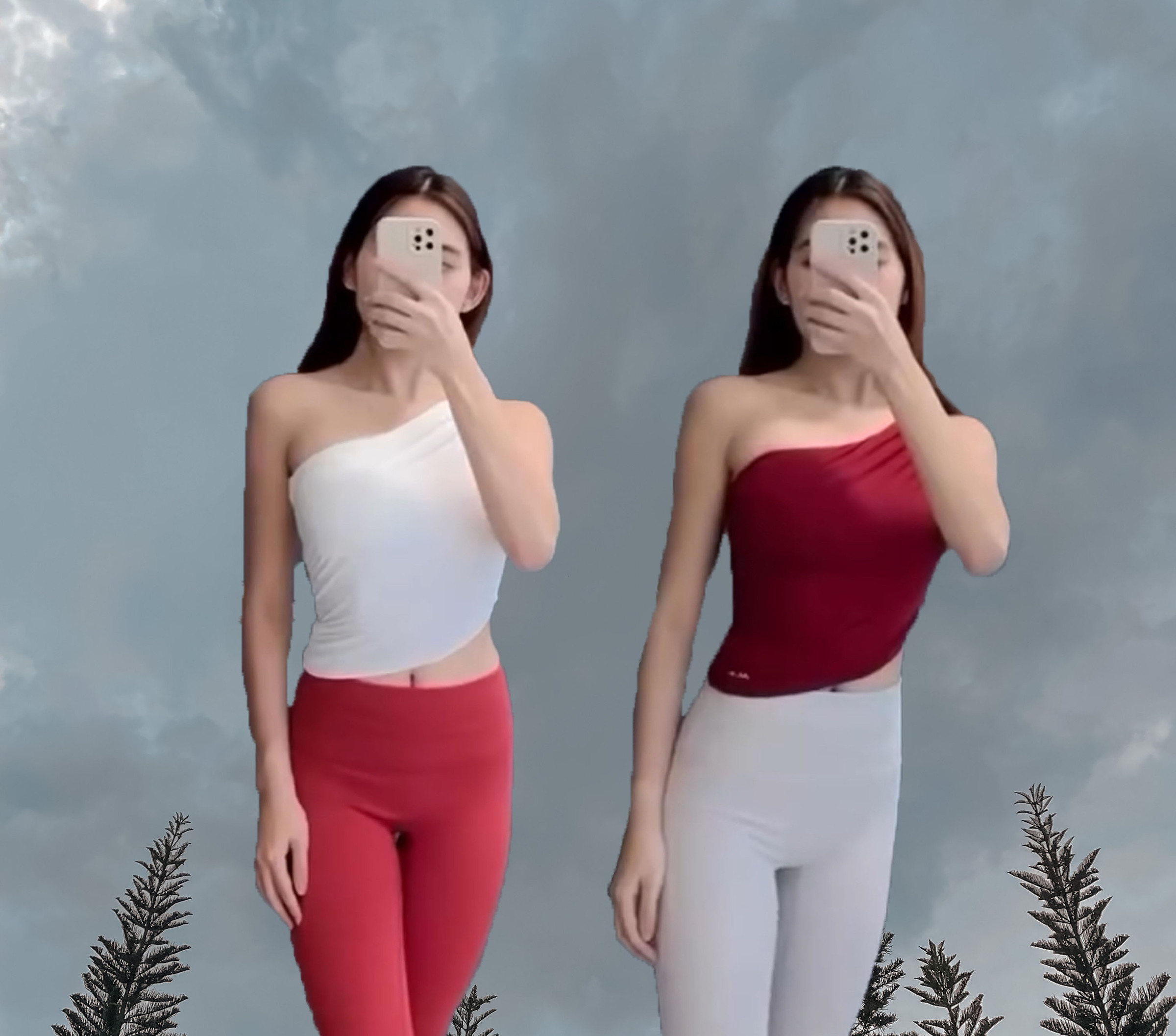 Avelyn Longline Toga Sport Bra in Wine – Ace.Active