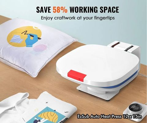 EzSub Auto Heat Press 12 x15in – EzCraft