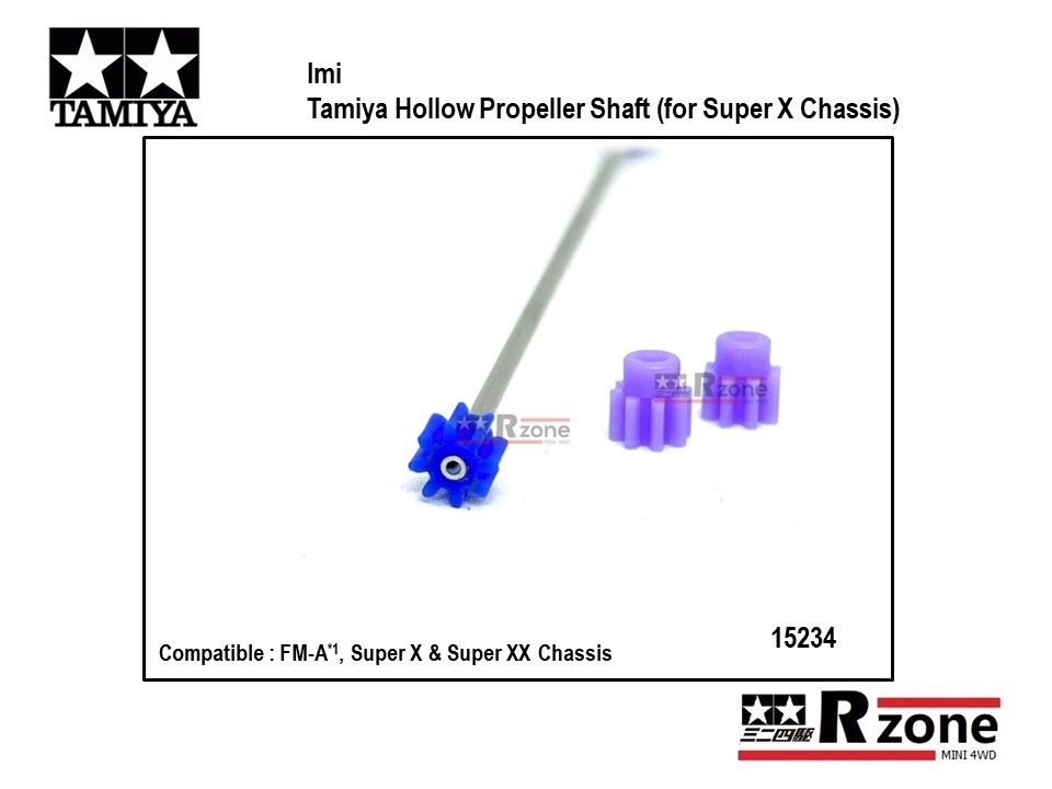 Imi Tamiya Hollow Propeller Shaft (for Super X Chassis) - 15234 – RZONE