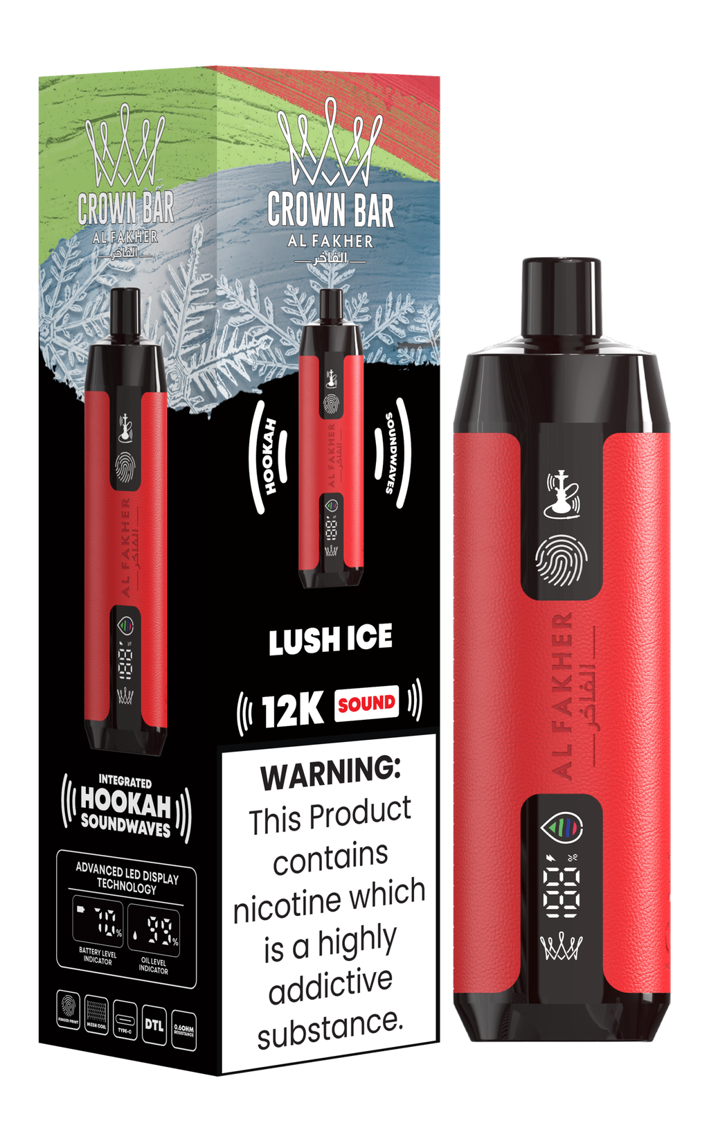 Crown Bar 12K Sound - Lush Ice – ALFAKHER CROWN BAR