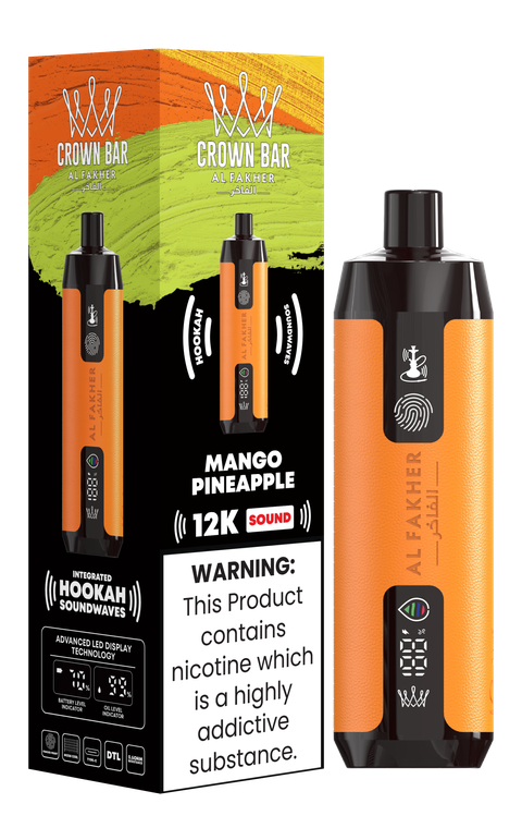 Crown Bar 12K Sound - Mango Pineapple – AL-FAKHER CROWN BAR