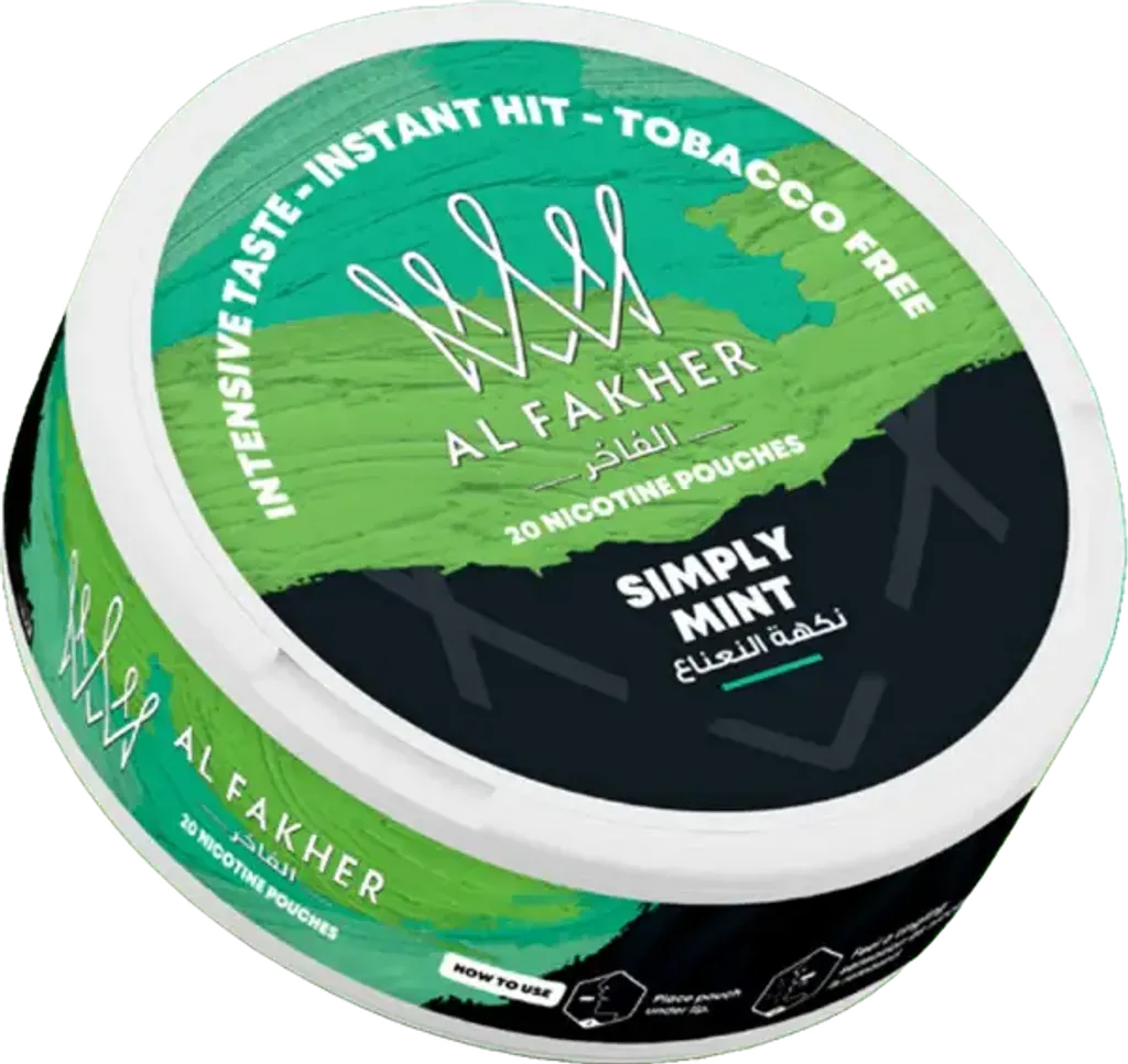 Al FAKHER Simply Mint SNUS – ALFAKHER CROWN BAR