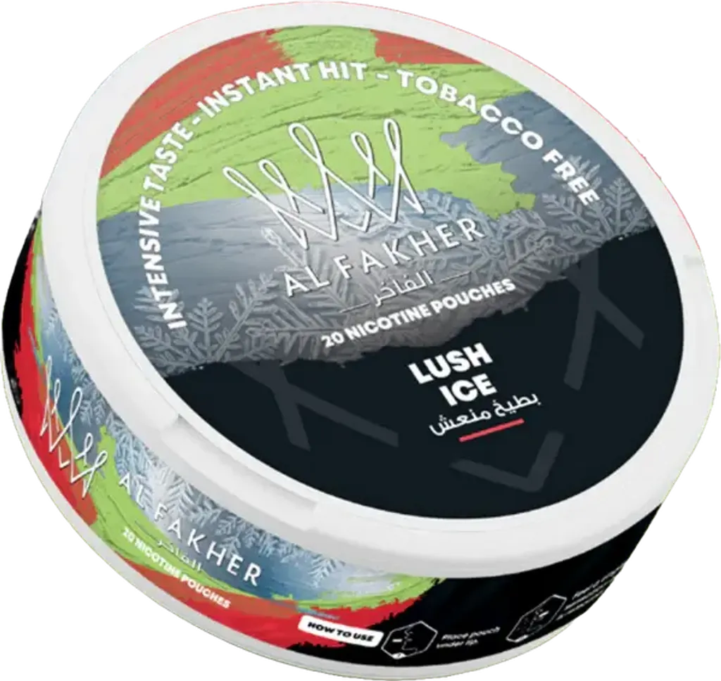 Al FAKHER Lush Ice SNUS – ALFAKHER CROWN BAR