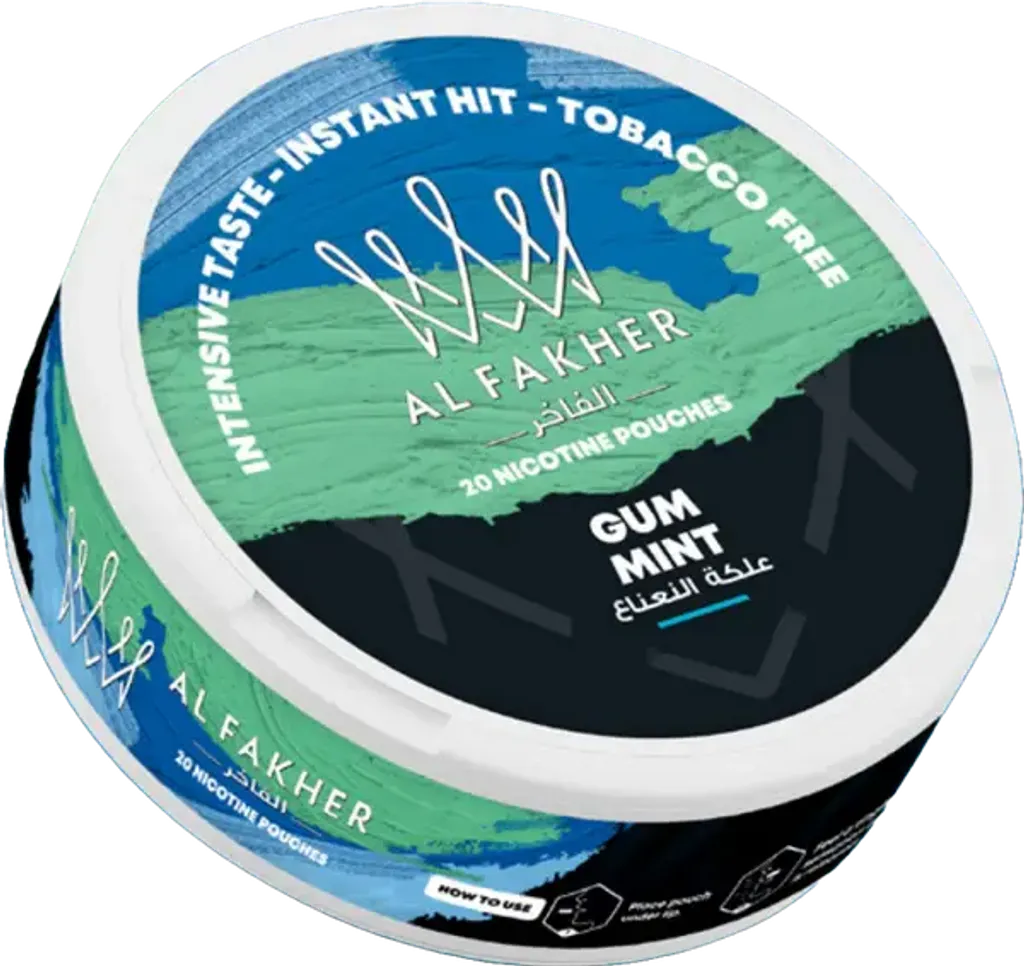 Al FAKHER Gum Mint SNUS – ALFAKHER CROWN BAR