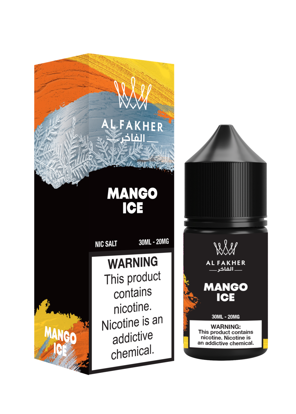 E-LIQUIDS 30ML 20MG MANGO ICE – ALFAKHER CROWN BAR
