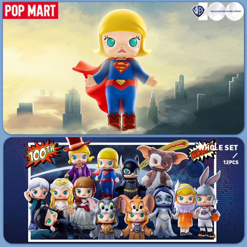 POPMART - Molly x Warner Bros 100th Anniversary【Set OF 12 POPMART - Molly x Warner Bros 100th Anniversary【Set OF 12