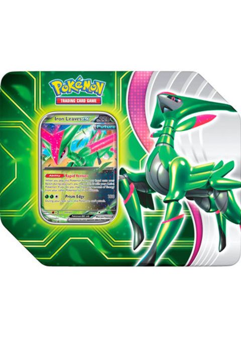 Pokémon TCG - Paradox Clash Tin 5 Booster Packs (Walking Wake ex / Iron ...